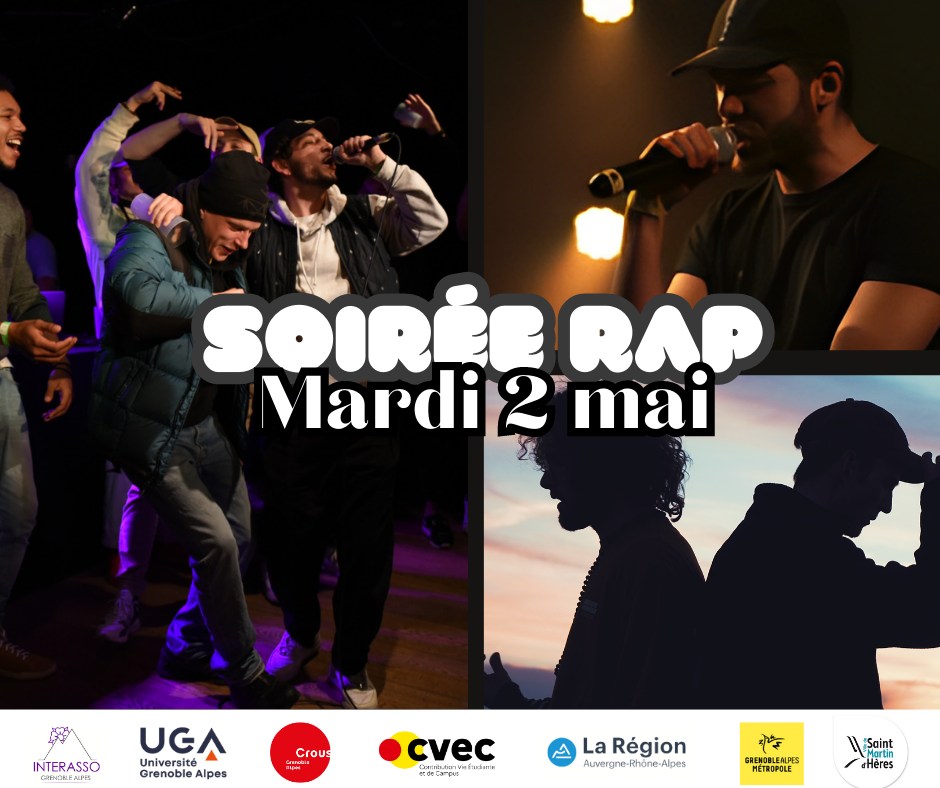 [MDE] Soirée Rap | Open-mic + Parmille + Nadjoy&Sève - EVE - Espace Vie Étudiante